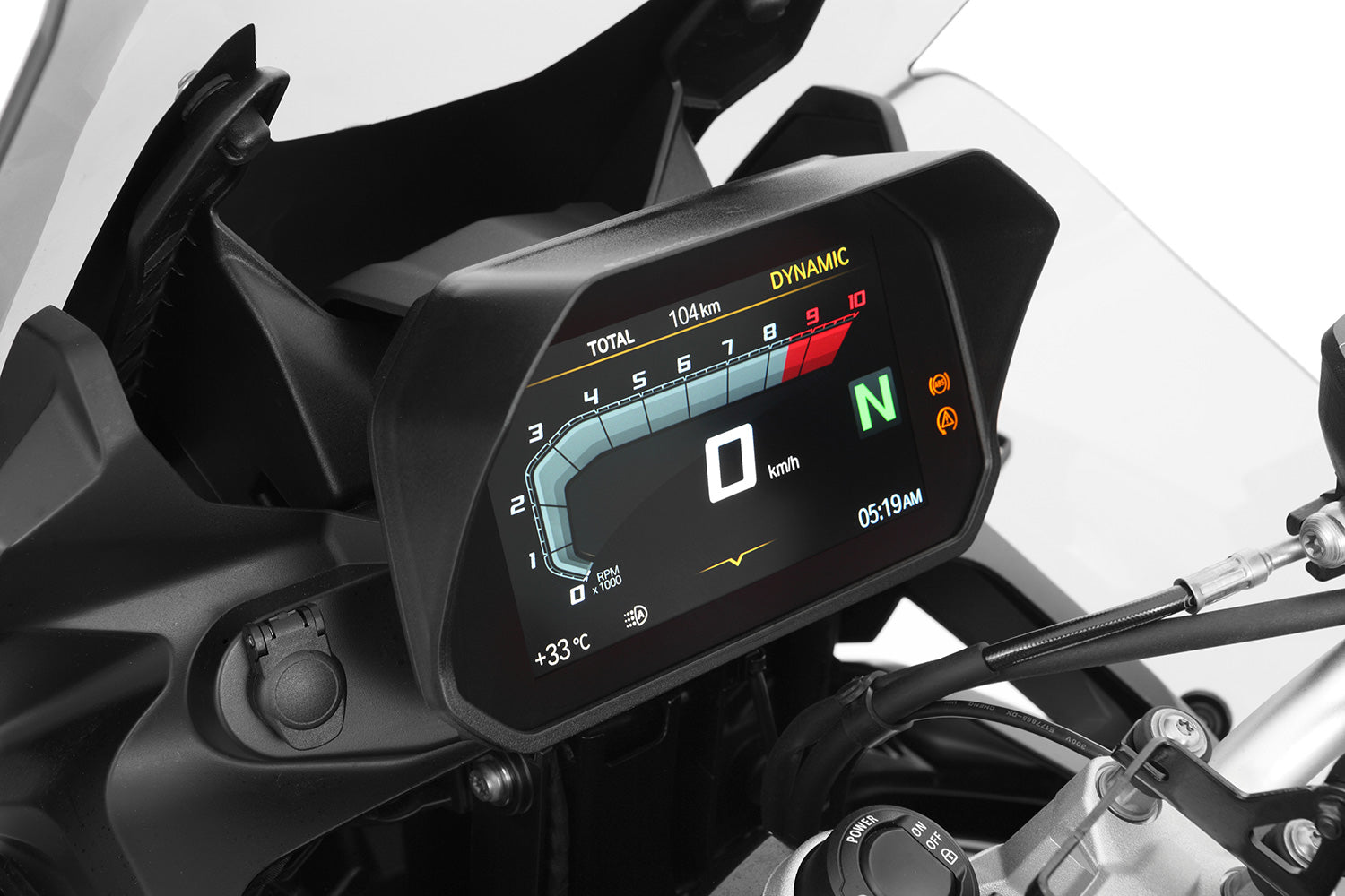Glare shield for Cockpit TFT 6.5 inch – Connectivity Display [Black ...