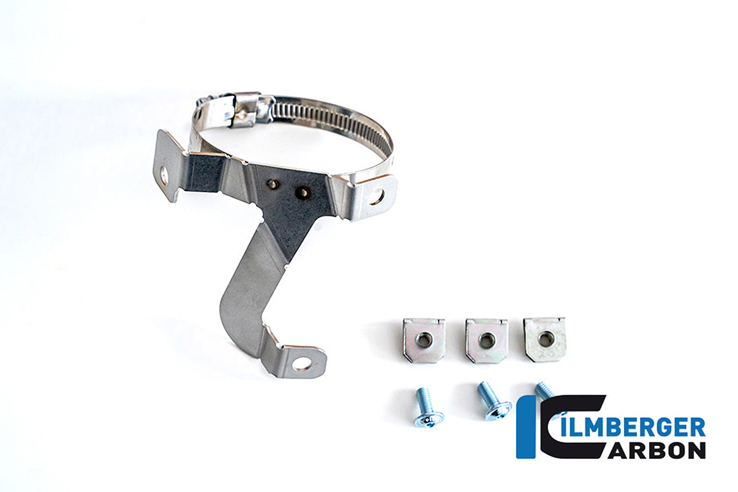 Ilmberger Exhaust heat shield bracket M 1000 R (2023-) - silver ...